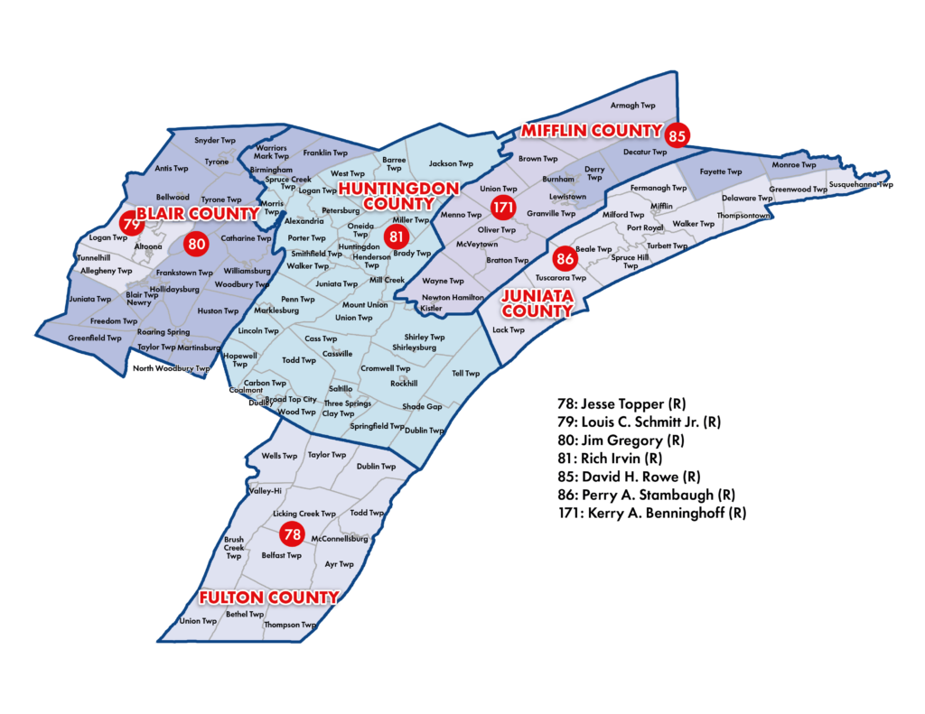 District Map - Senator Ward, J