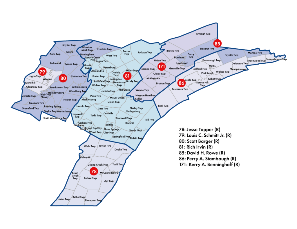 District Map - Senator Ward, J